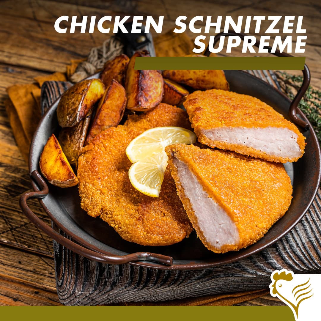 Supreme Chicken Schnitzel Recipe - Grain Field Chickens